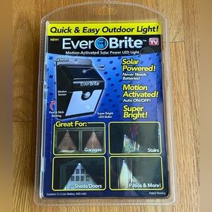As Seen On TV | Other | New Everbrite Motionactivated Solar Power Led ...